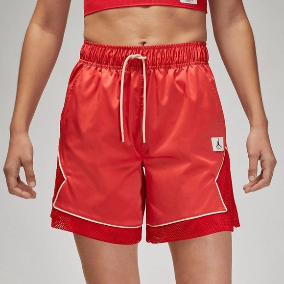 Jordan | Shorts | Nike Air Jordan Diamond Red Satin Womens Basketball ...